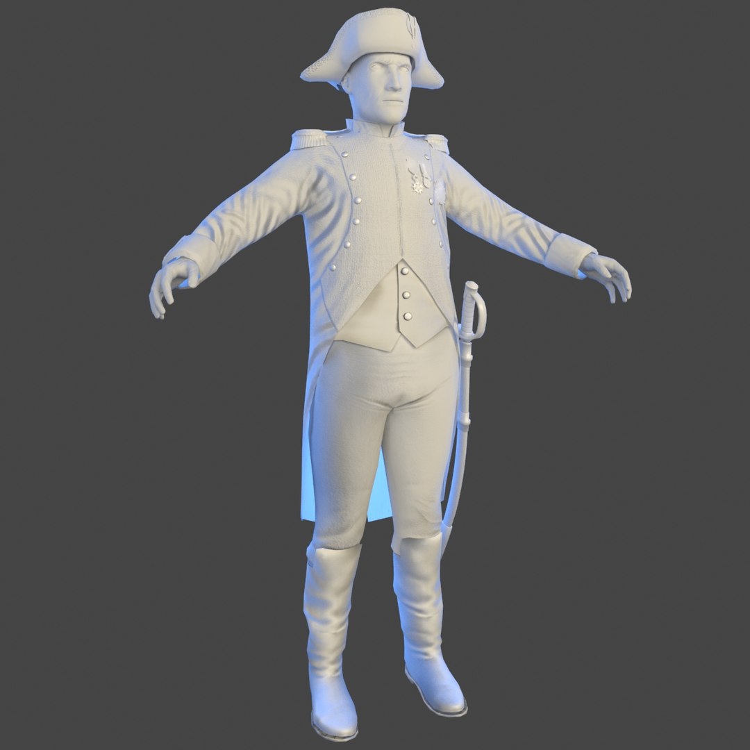 3D Napoleon Bonaparte Model - TurboSquid 1457751