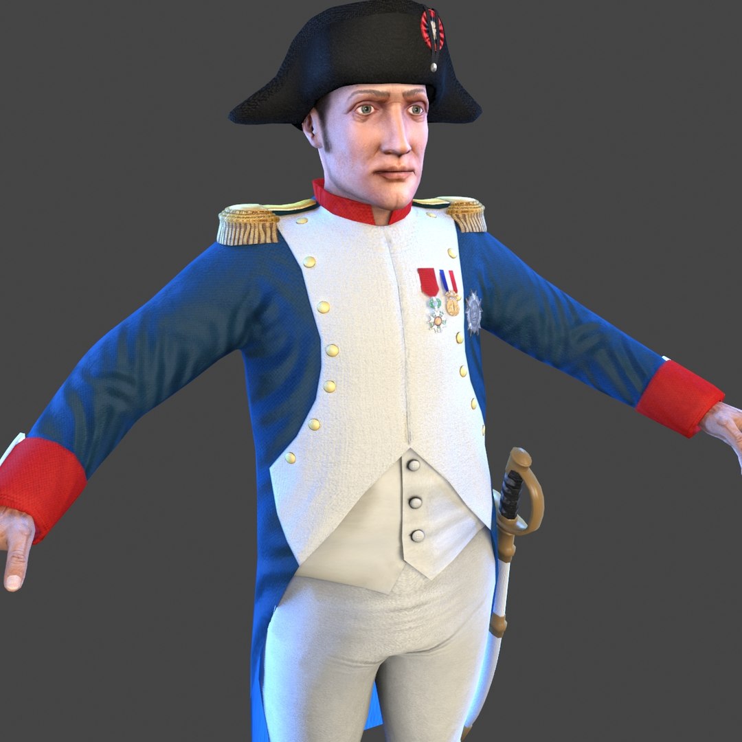 3D Napoleon Bonaparte Model - TurboSquid 1457751