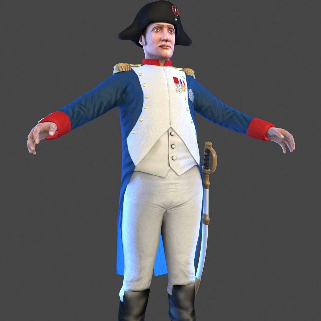 3D Napoleon Bonaparte Model - TurboSquid 1457751
