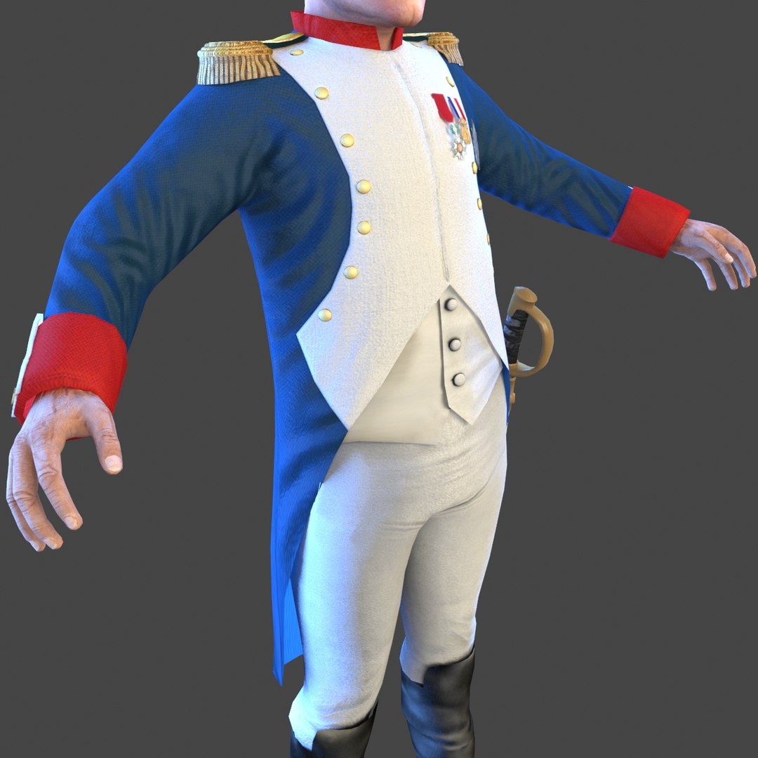 3D Napoleon Bonaparte Model - TurboSquid 1457751