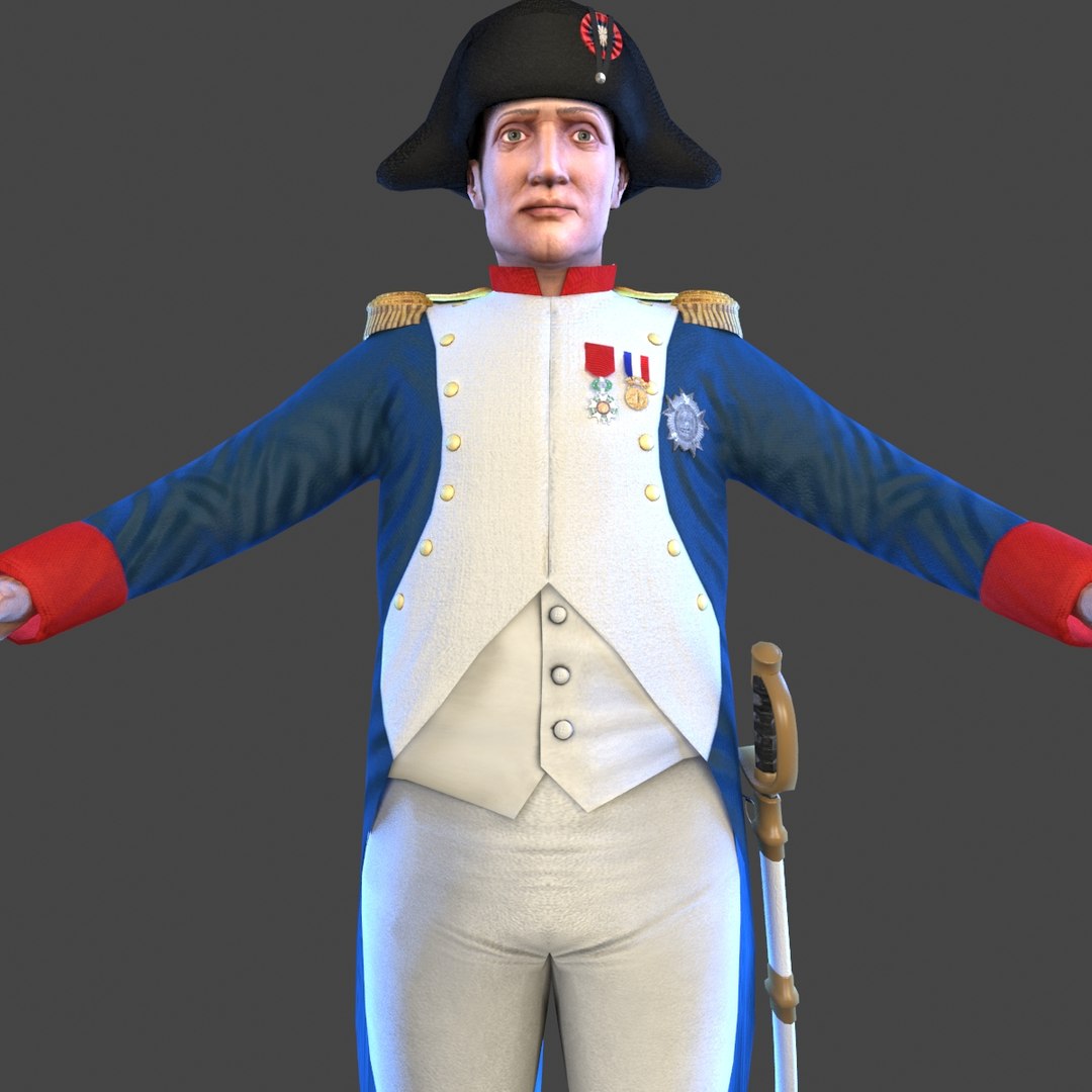 3D Napoleon Bonaparte Model - TurboSquid 1457751