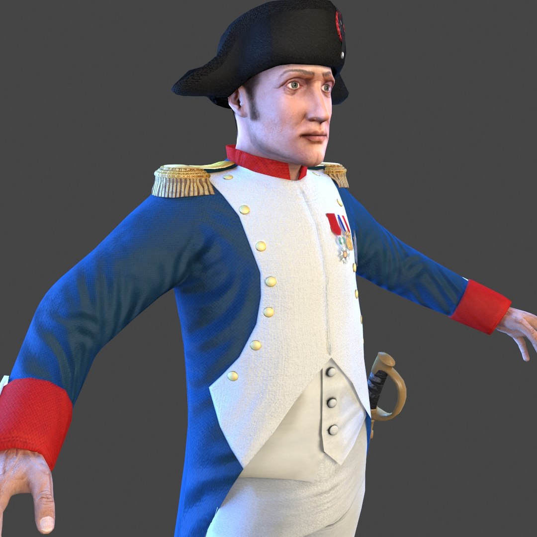 3D Napoleon Bonaparte Model - TurboSquid 1457751
