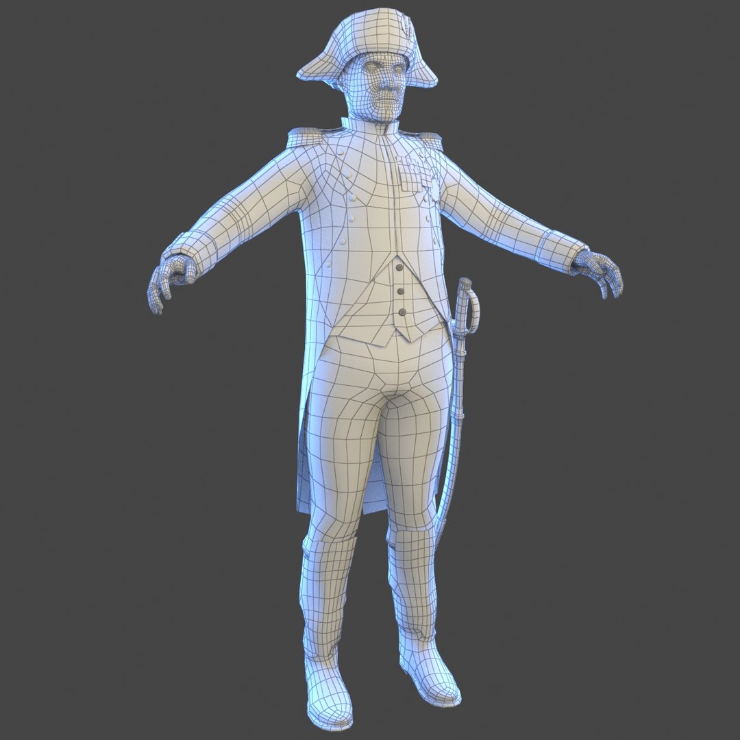 3D Napoleon Bonaparte Model - TurboSquid 1457751