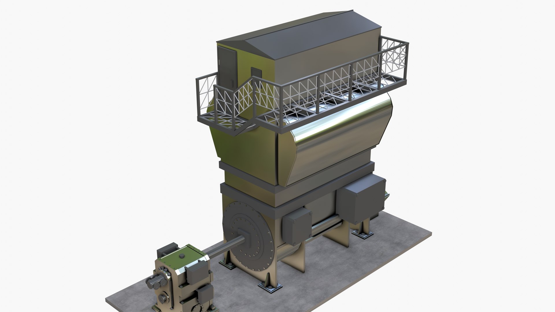 Big Engine Generator Model - TurboSquid 2059798
