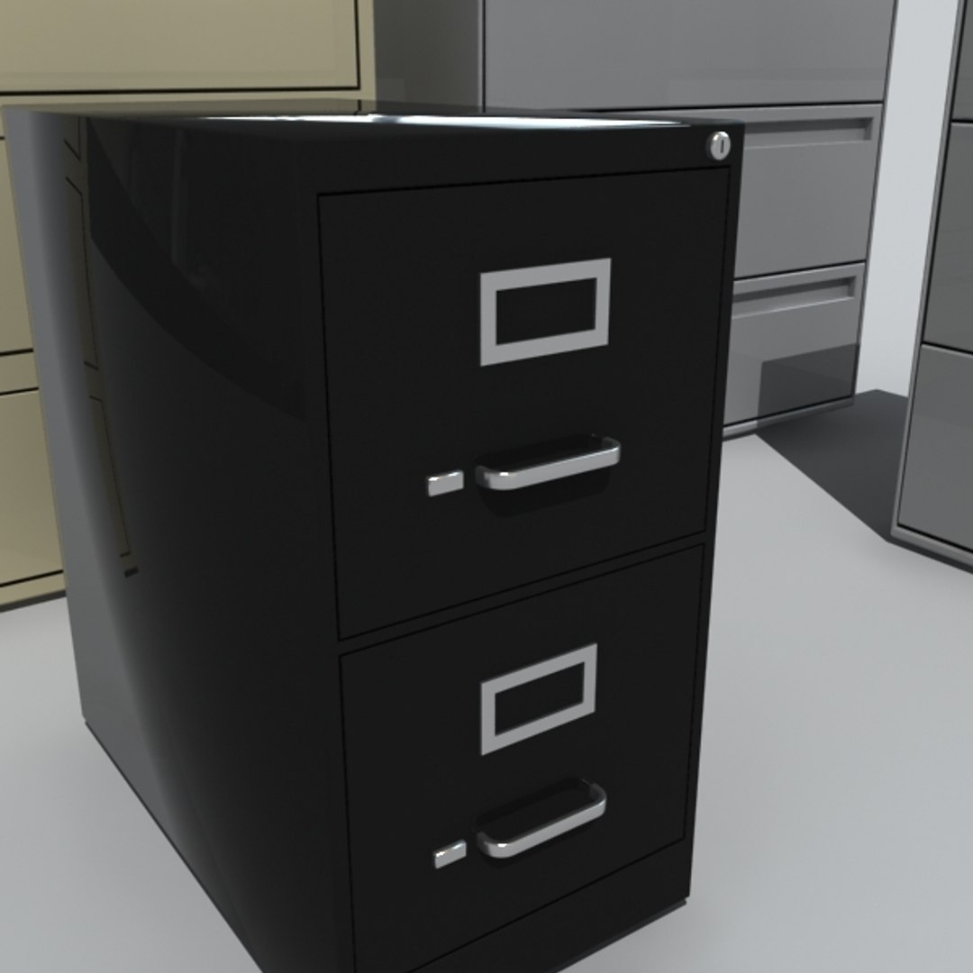 3d Model Filing Cabinet