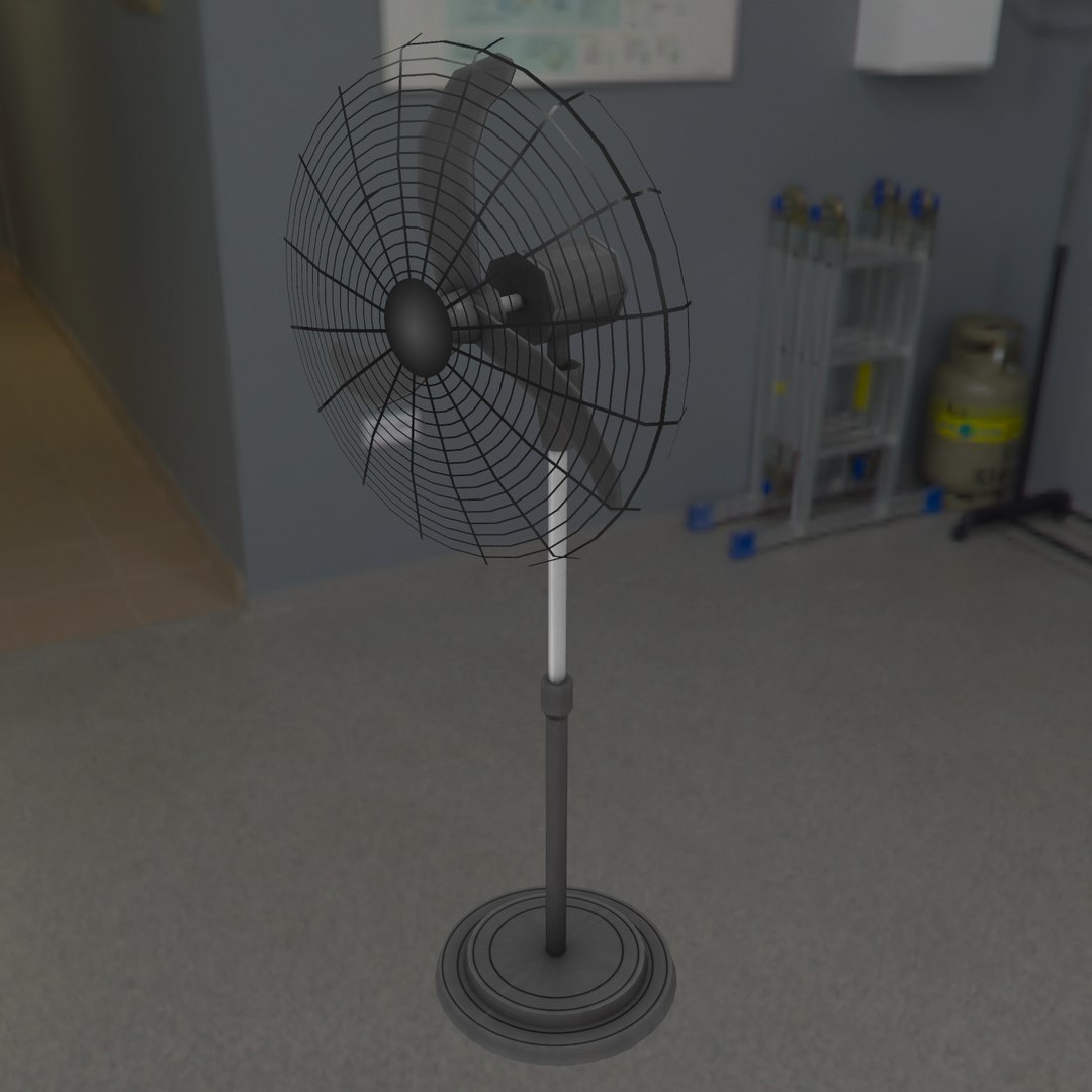3d Model Fan 2
