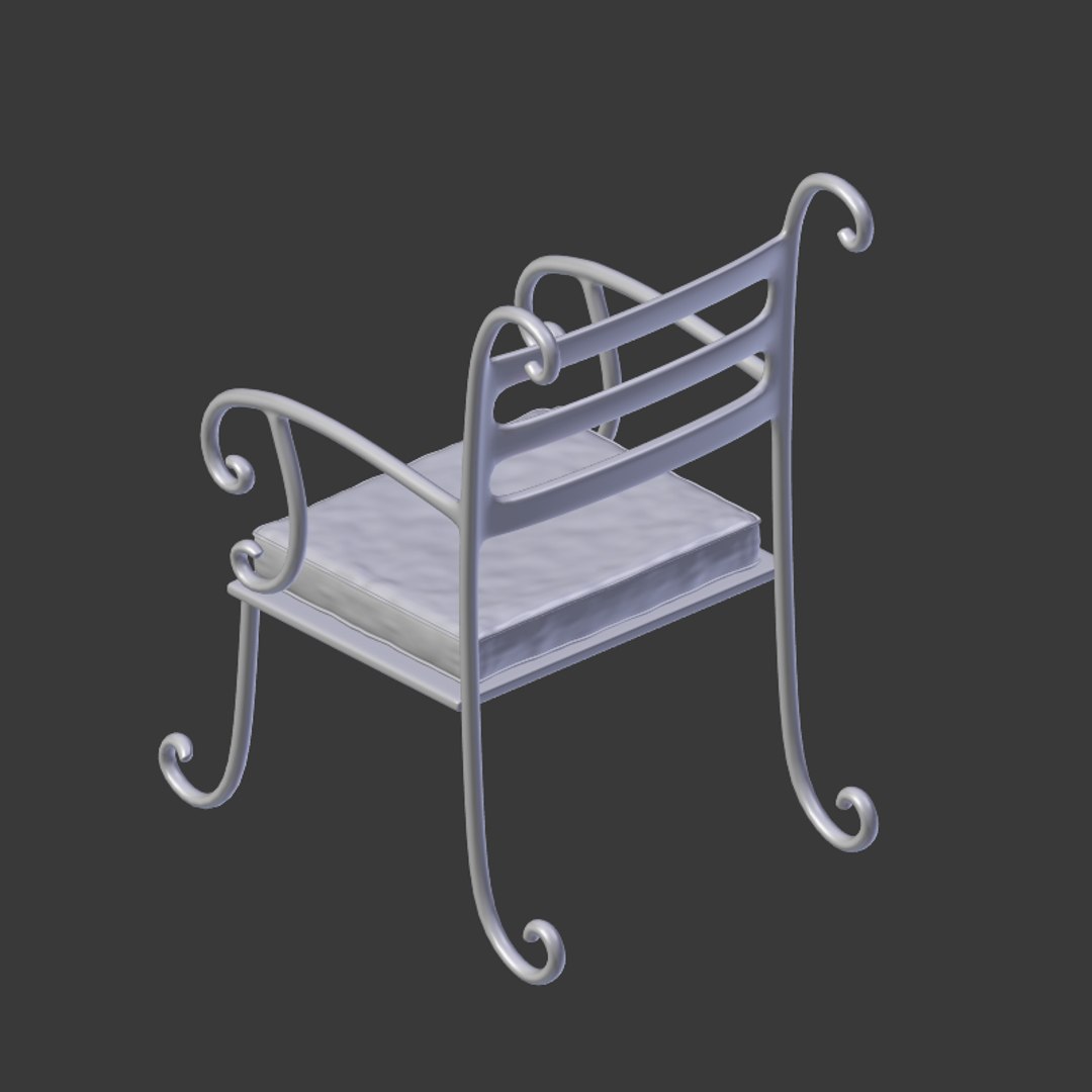 Lawn Chair 3d Obj