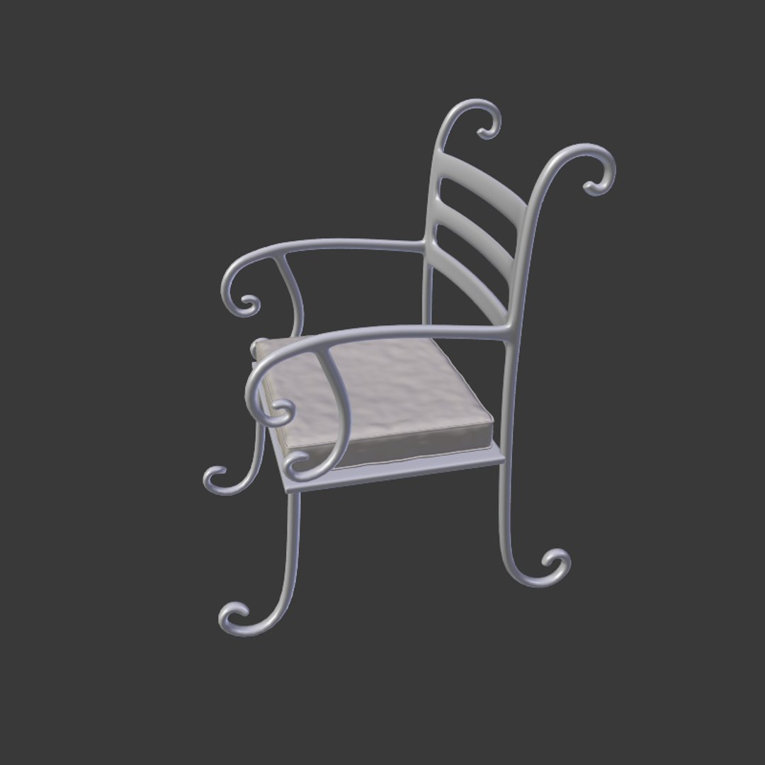 Lawn Chair 3d Obj