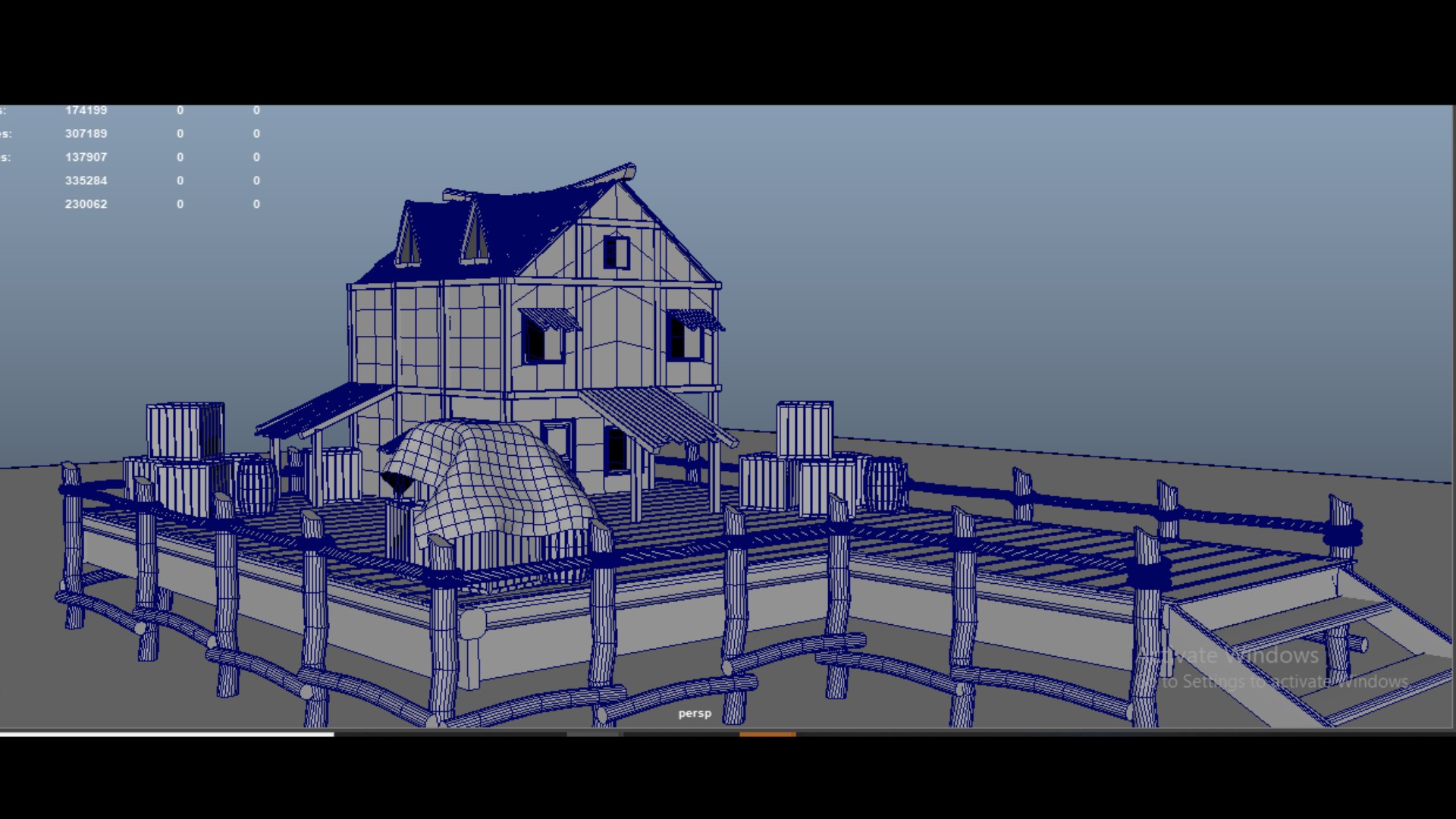 3D Seaside Fishing House - TurboSquid 1795593