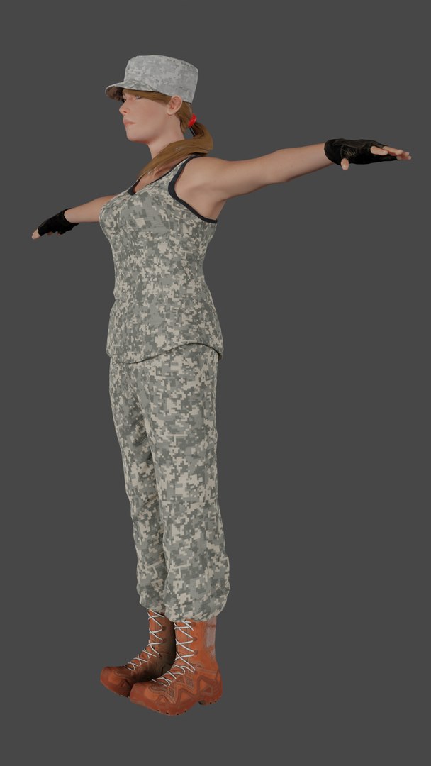 3D Soldier Low-poly Ready Games - TurboSquid 1573424