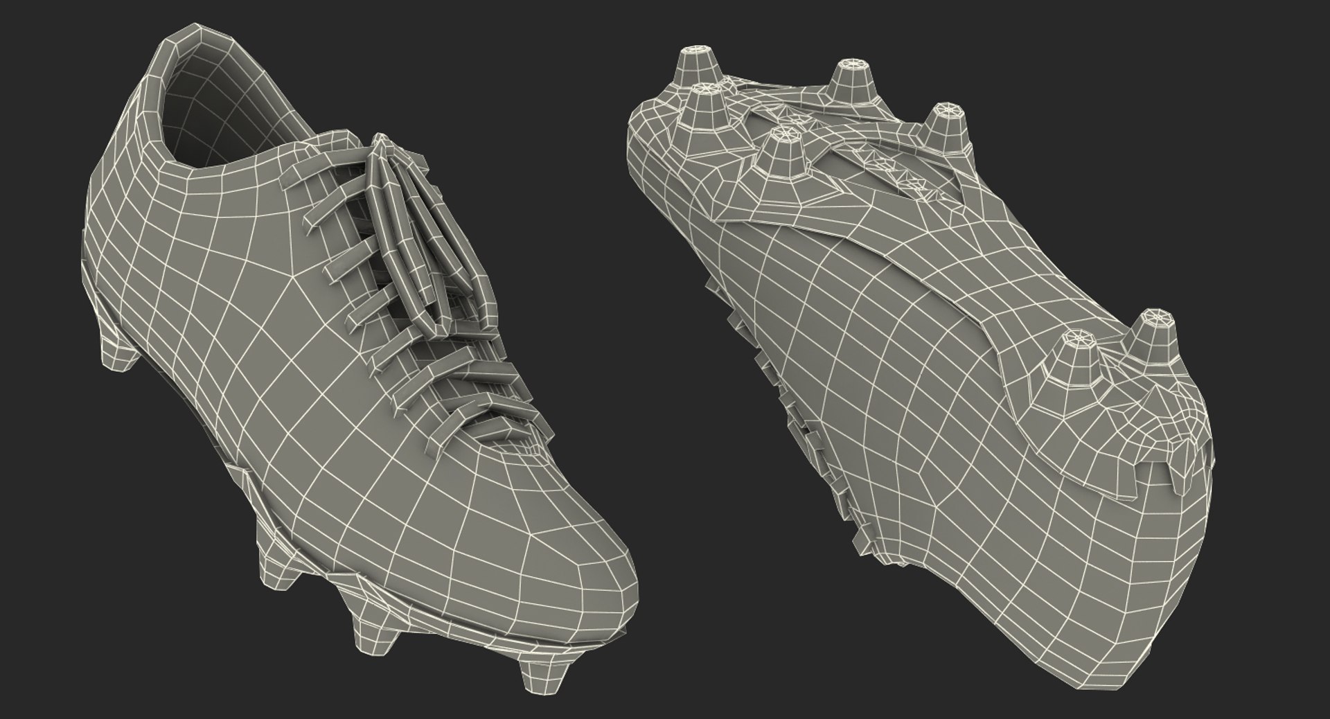 3D Nike Football Cleats Model - TurboSquid 1438133