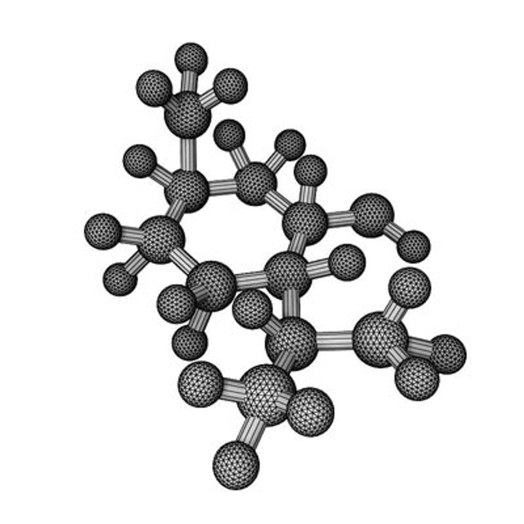 menthol molecule structure 3d obj