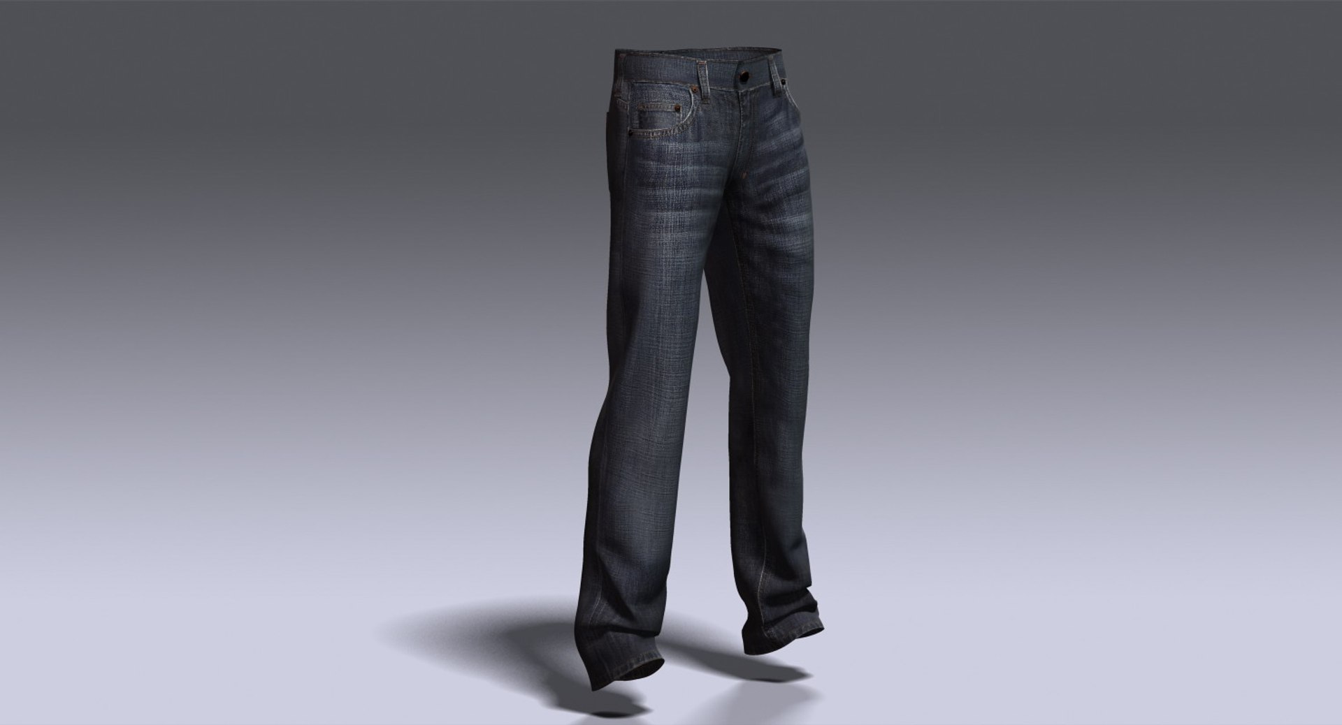 jeans classic pants 3d 3ds