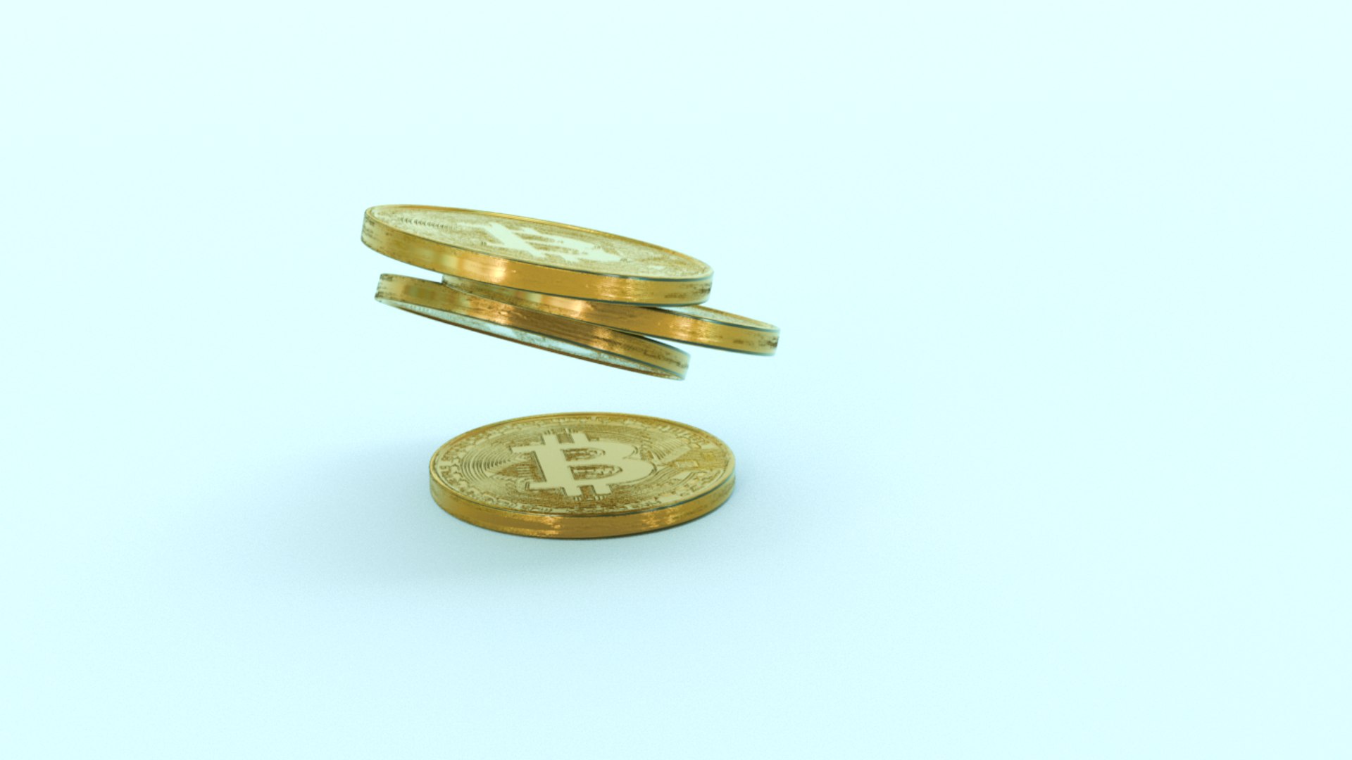 BitCoin Animated 3D Model - TurboSquid 1948821