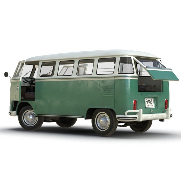 3ds volkswagen type 2 green