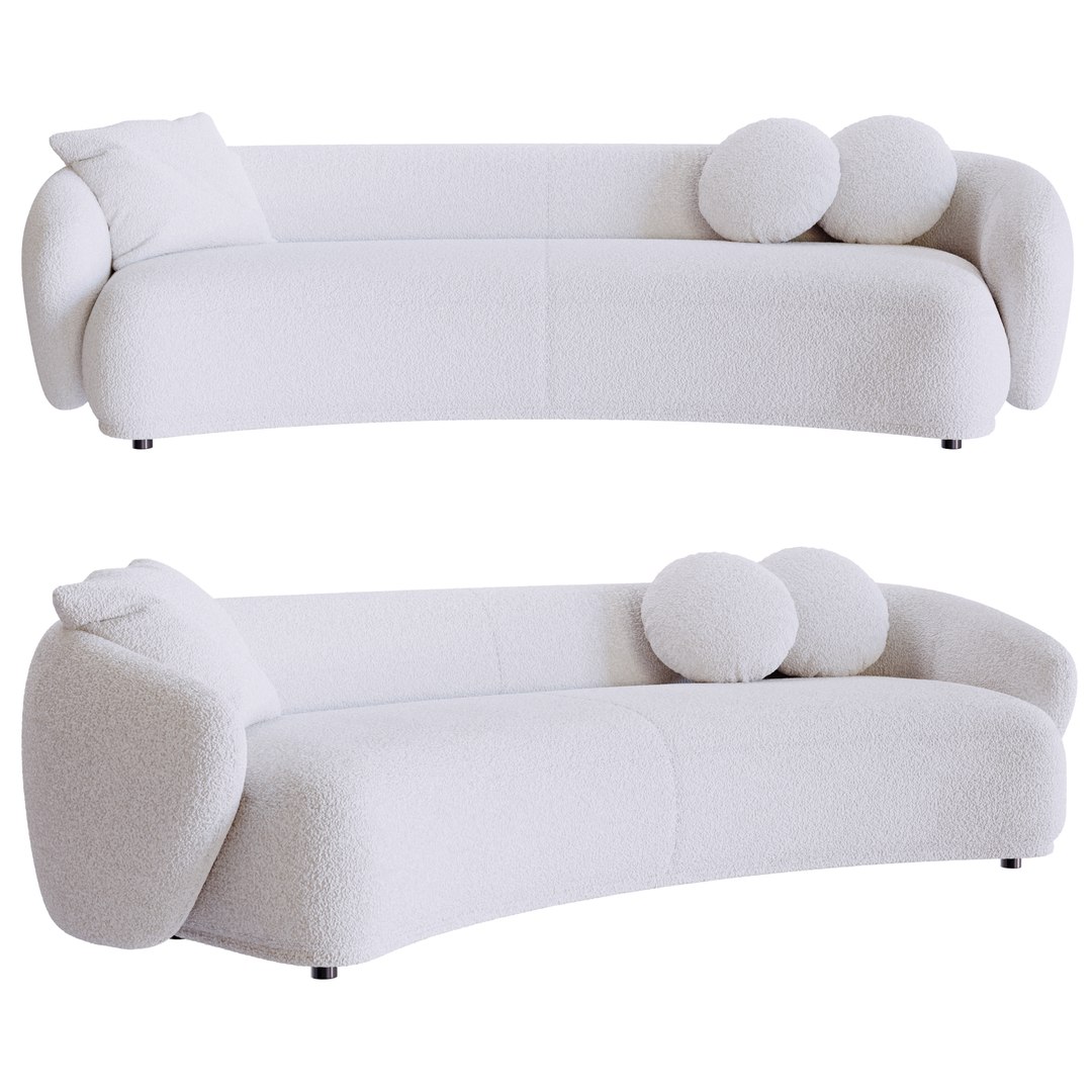 3D Meridiani Rene Sofa - TurboSquid 2344885