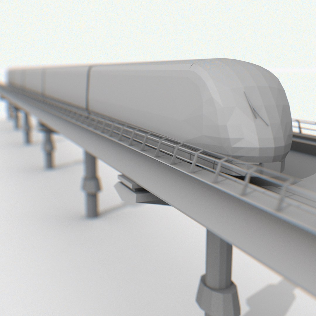 Railway Metro Train 3D - TurboSquid 1406944