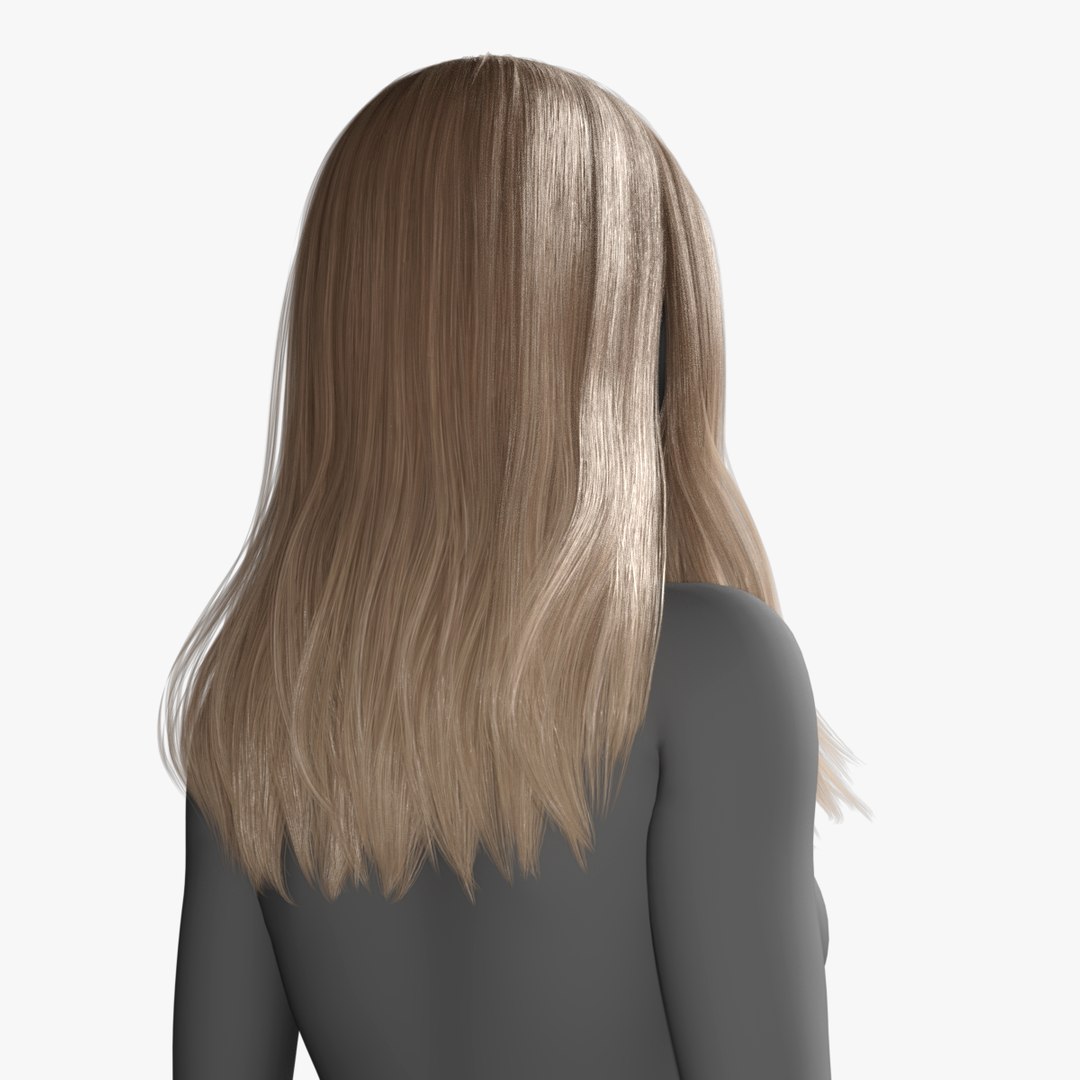 Female Hair 3D model - TurboSquid 1840950