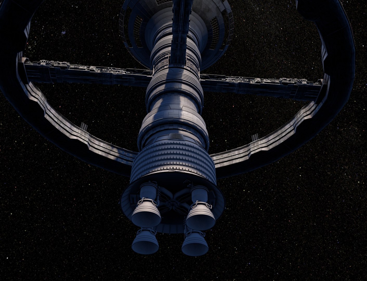 3D Space Station Ramjet - TurboSquid 1250840