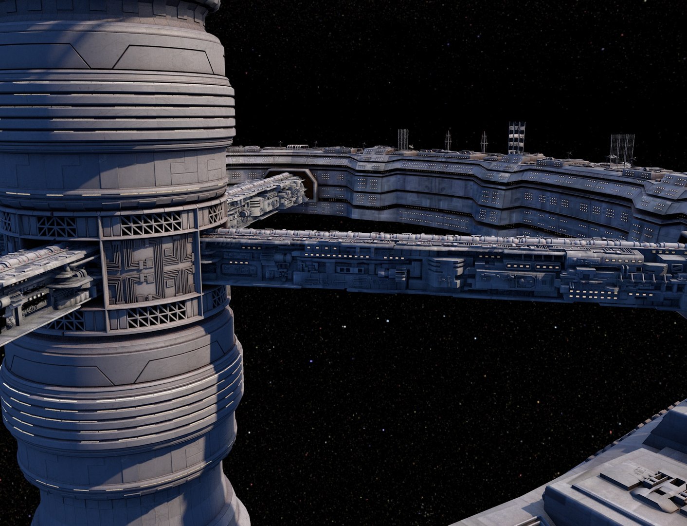 3D Space Station Ramjet - TurboSquid 1250840