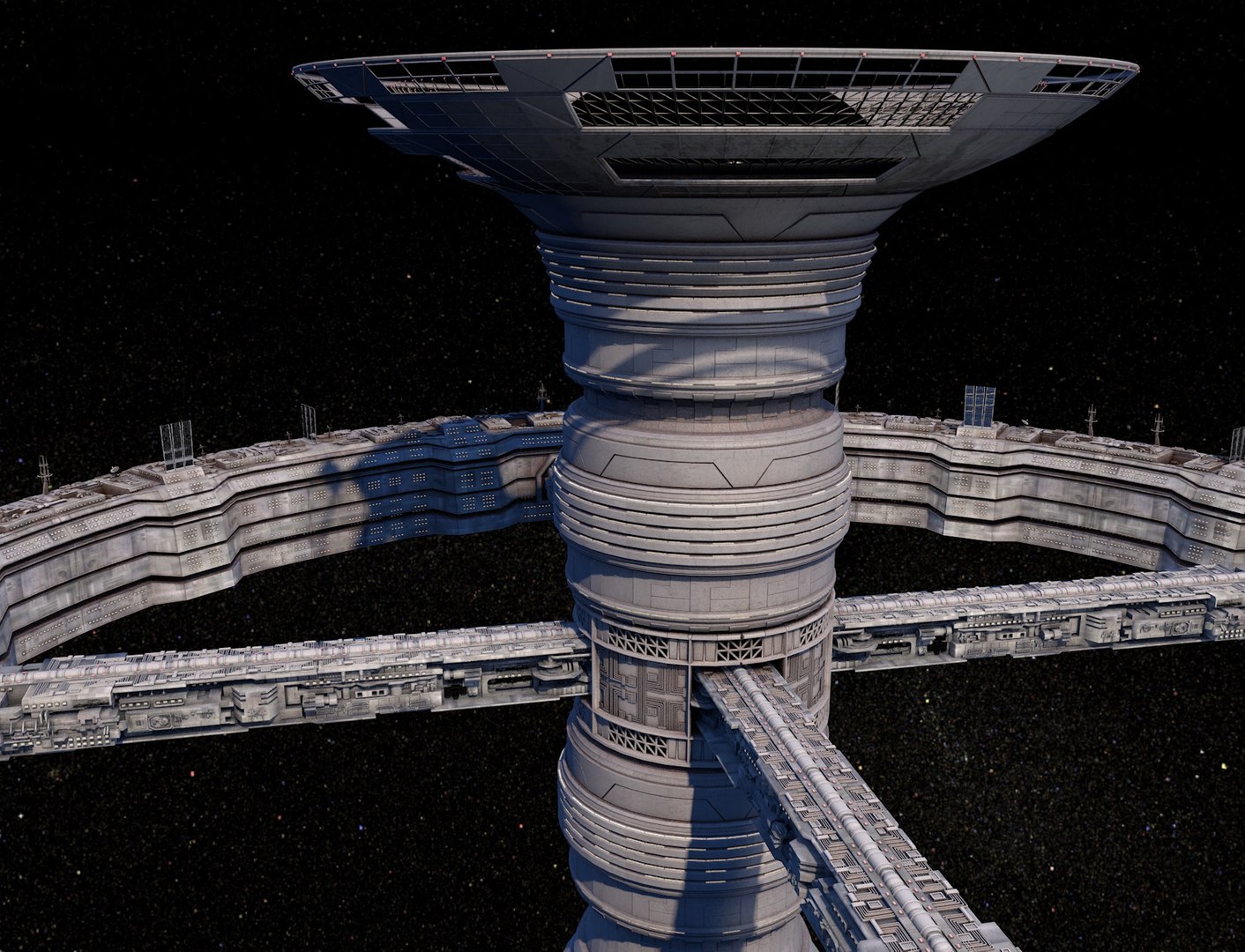 3D Space Station Ramjet - TurboSquid 1250840