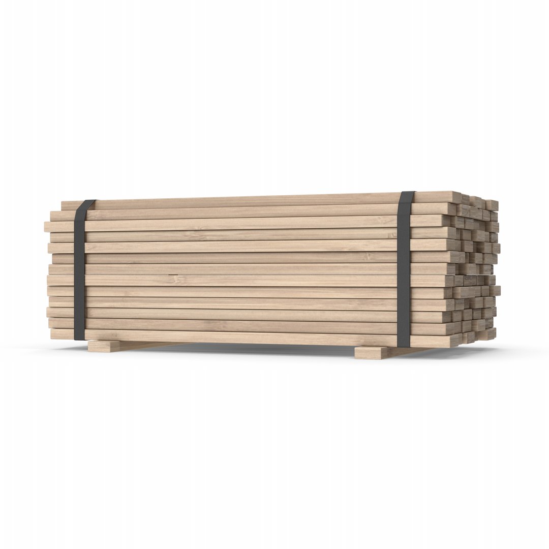 3D Packed Wood Planks Model - TurboSquid 2018225