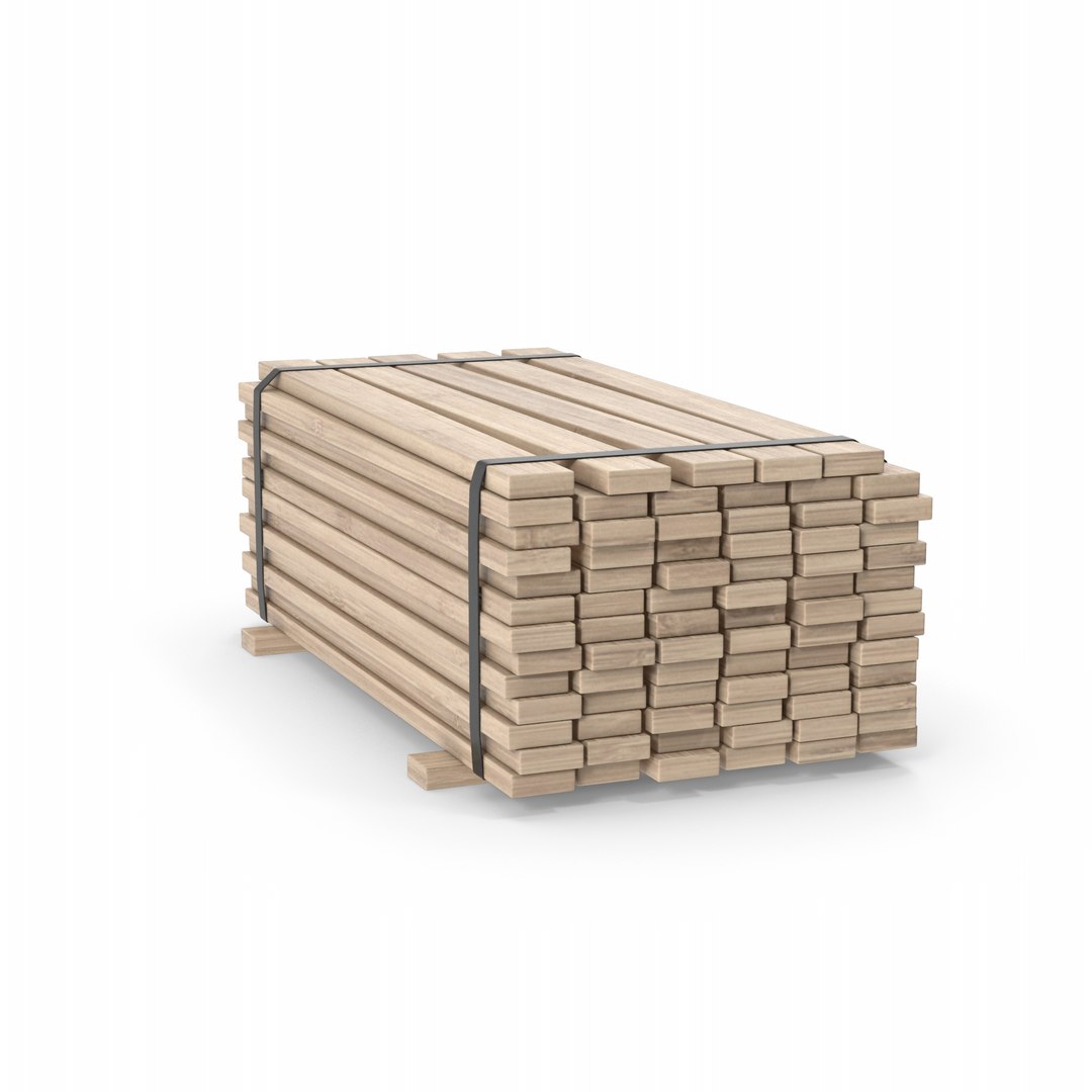 3D Packed Wood Planks Model - TurboSquid 2018225