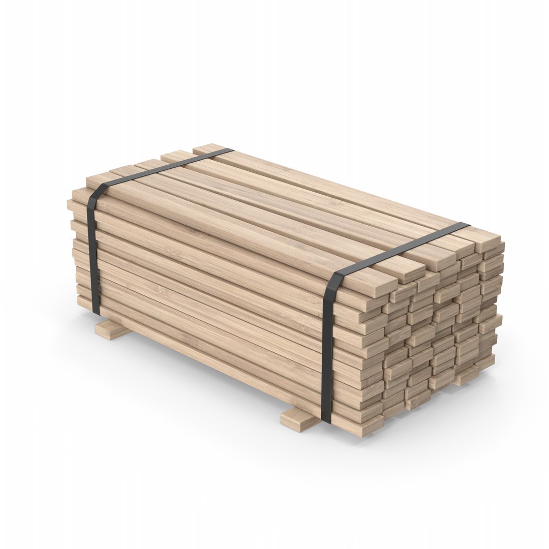 3D Packed Wood Planks Model - TurboSquid 2018225
