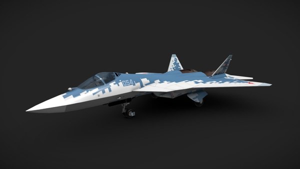 modelo 3d Sujoi Su-57 - TurboSquid 2000566