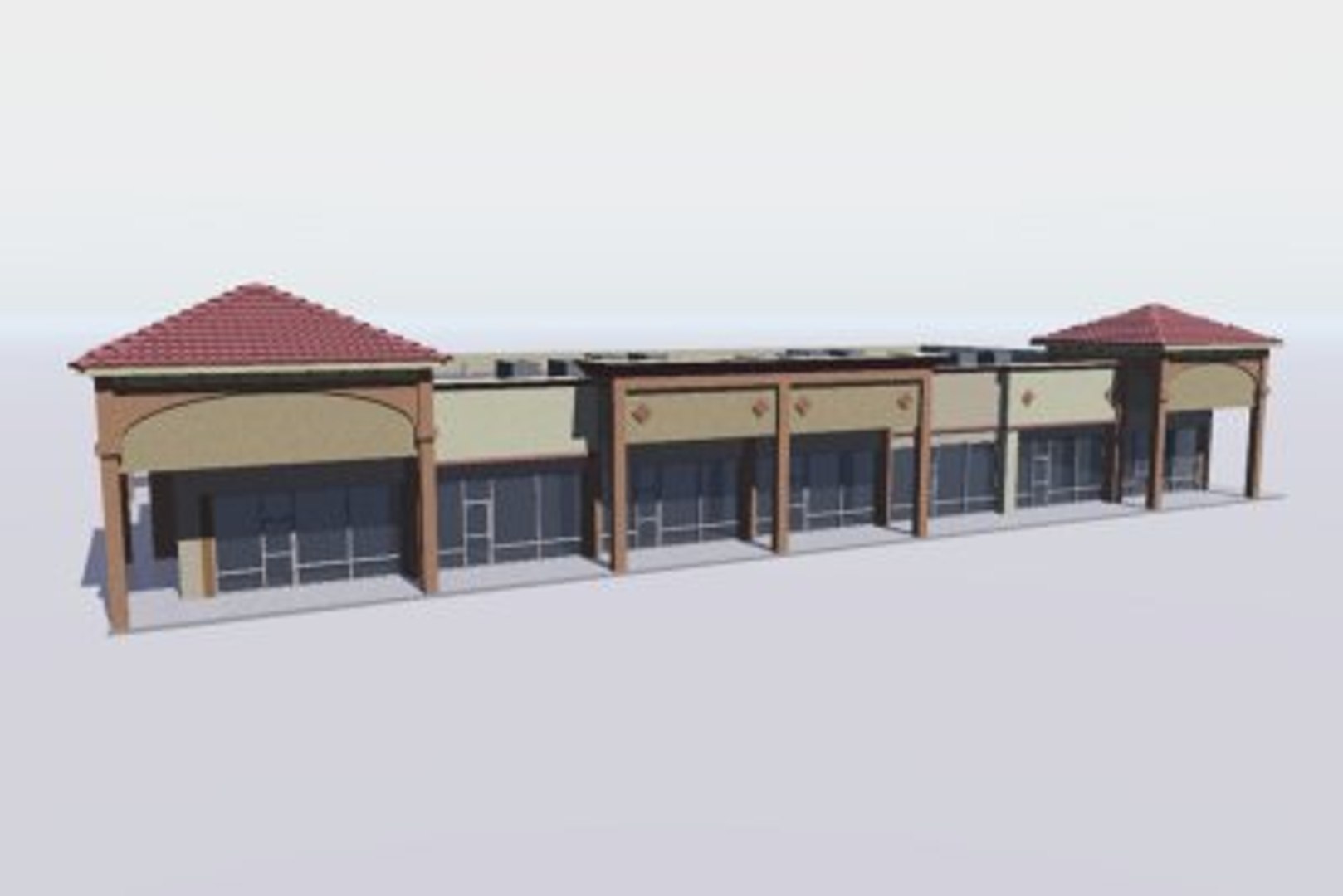 Small Retail 3d Model