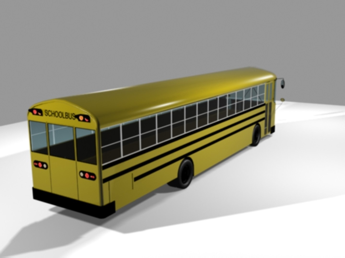 3d School Bus