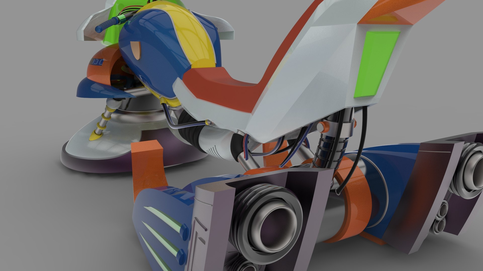 3d Model Of Cheval Ride Chaser Megaman