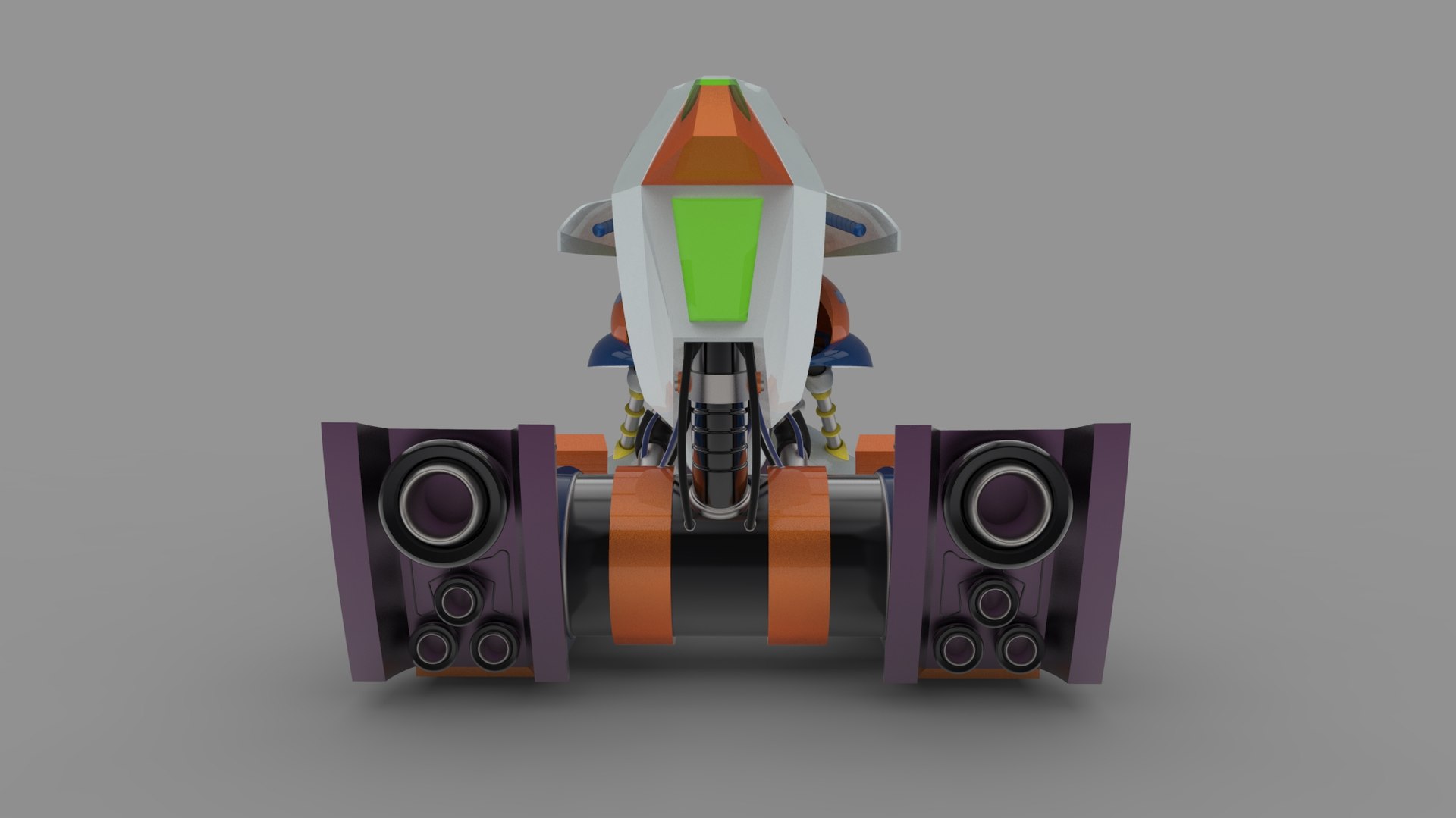 3d Model Of Cheval Ride Chaser Megaman