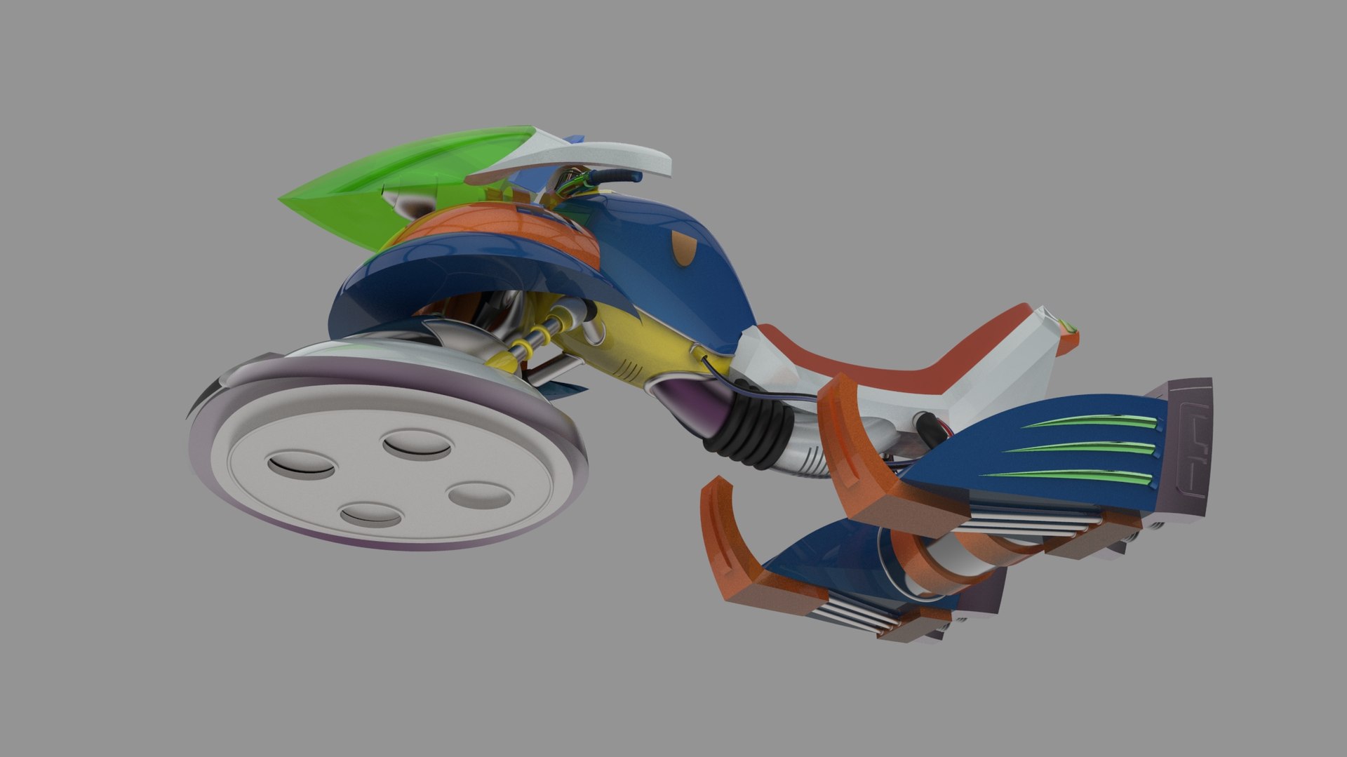 3d Model Of Cheval Ride Chaser Megaman