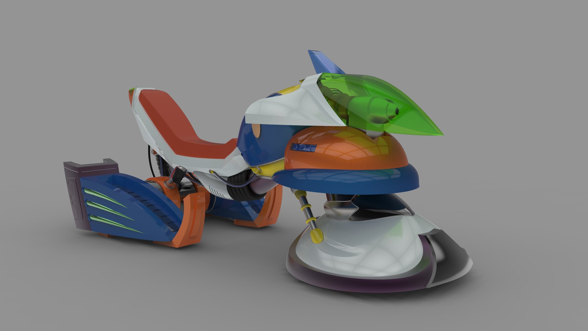 3d Model Of Cheval Ride Chaser Megaman