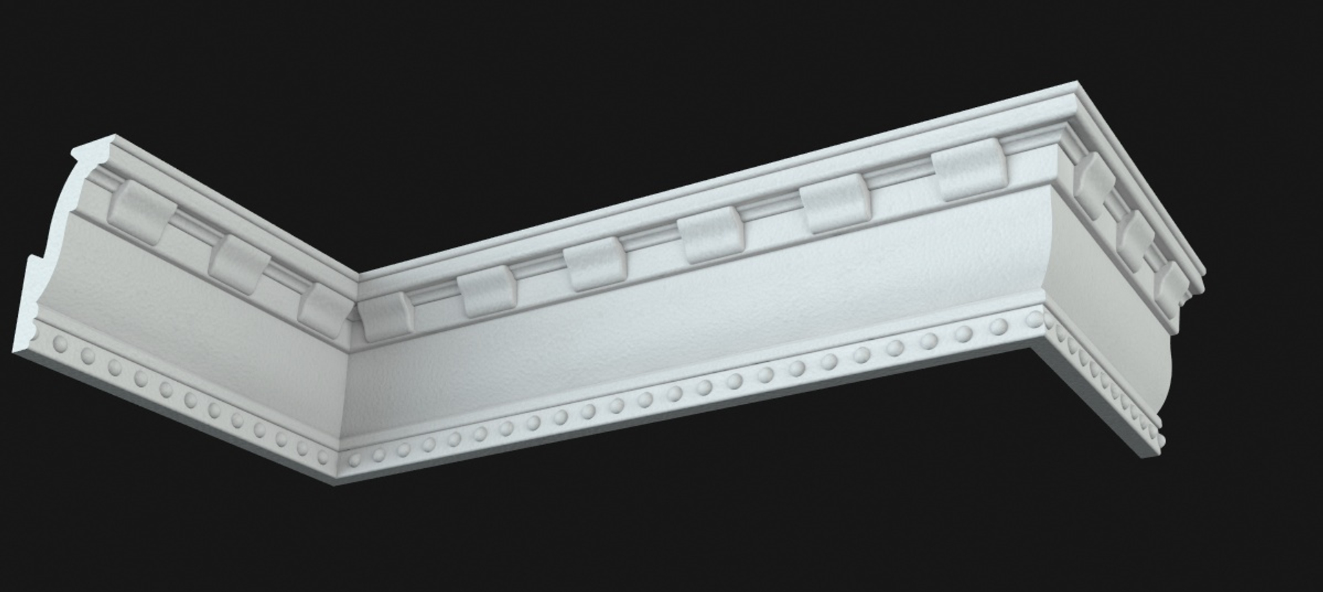 Ceiling molding model - TurboSquid 1170410