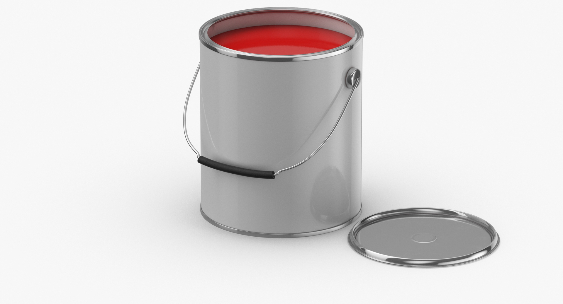 Paint Bucket Open 3D Model - TurboSquid 1466826