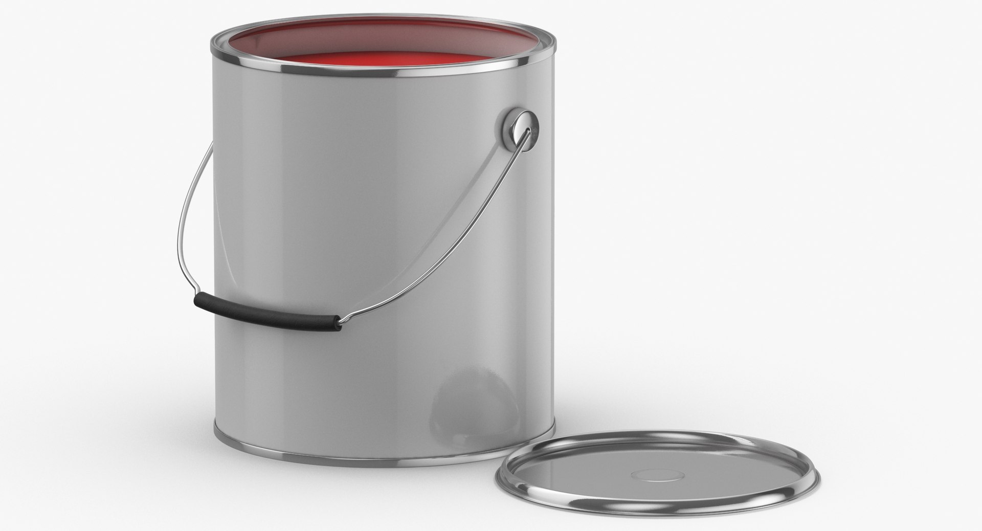 Paint Bucket Open 3D Model - TurboSquid 1466826