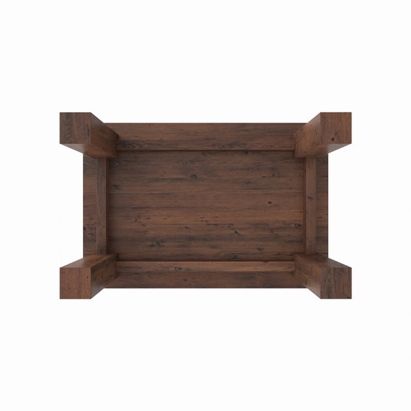 3D Rectangular Wooden Tables - TurboSquid 1844136