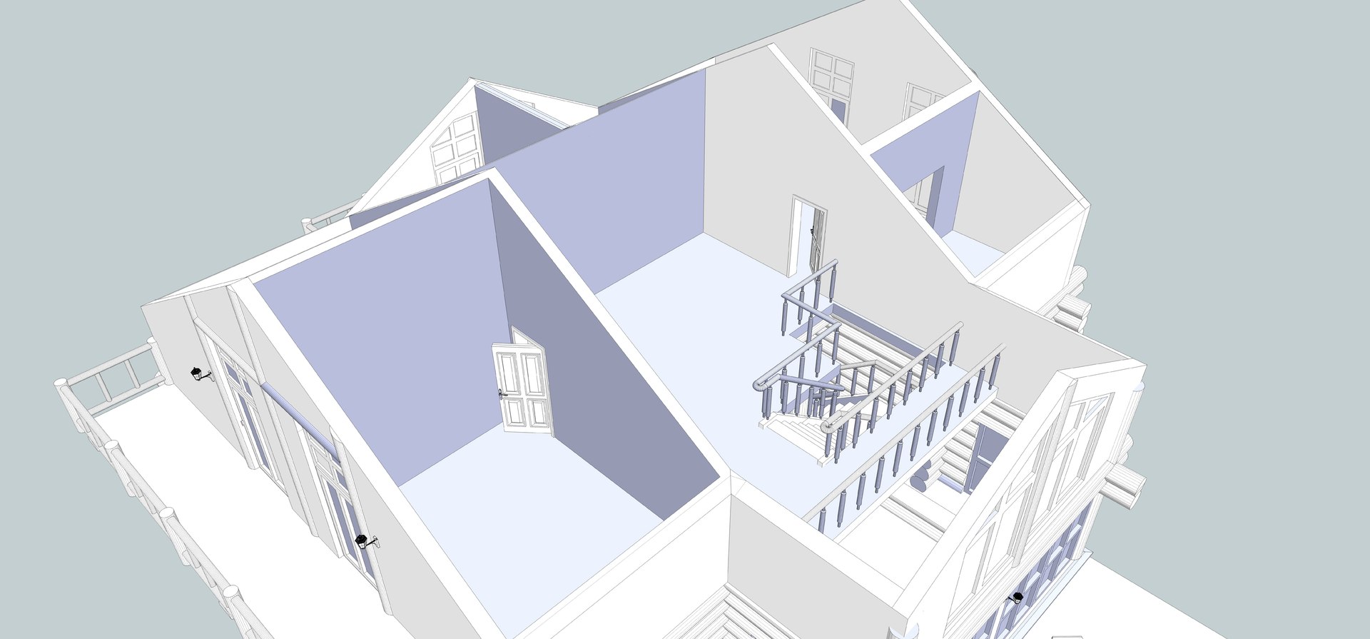 3D blockhouse - TurboSquid 1213030