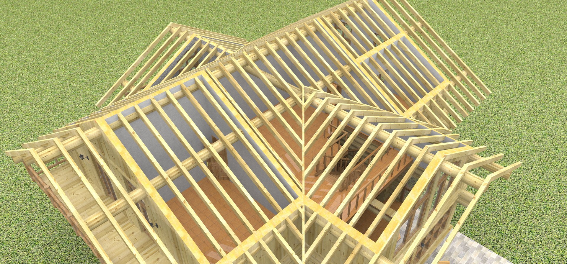 3D blockhouse - TurboSquid 1213030