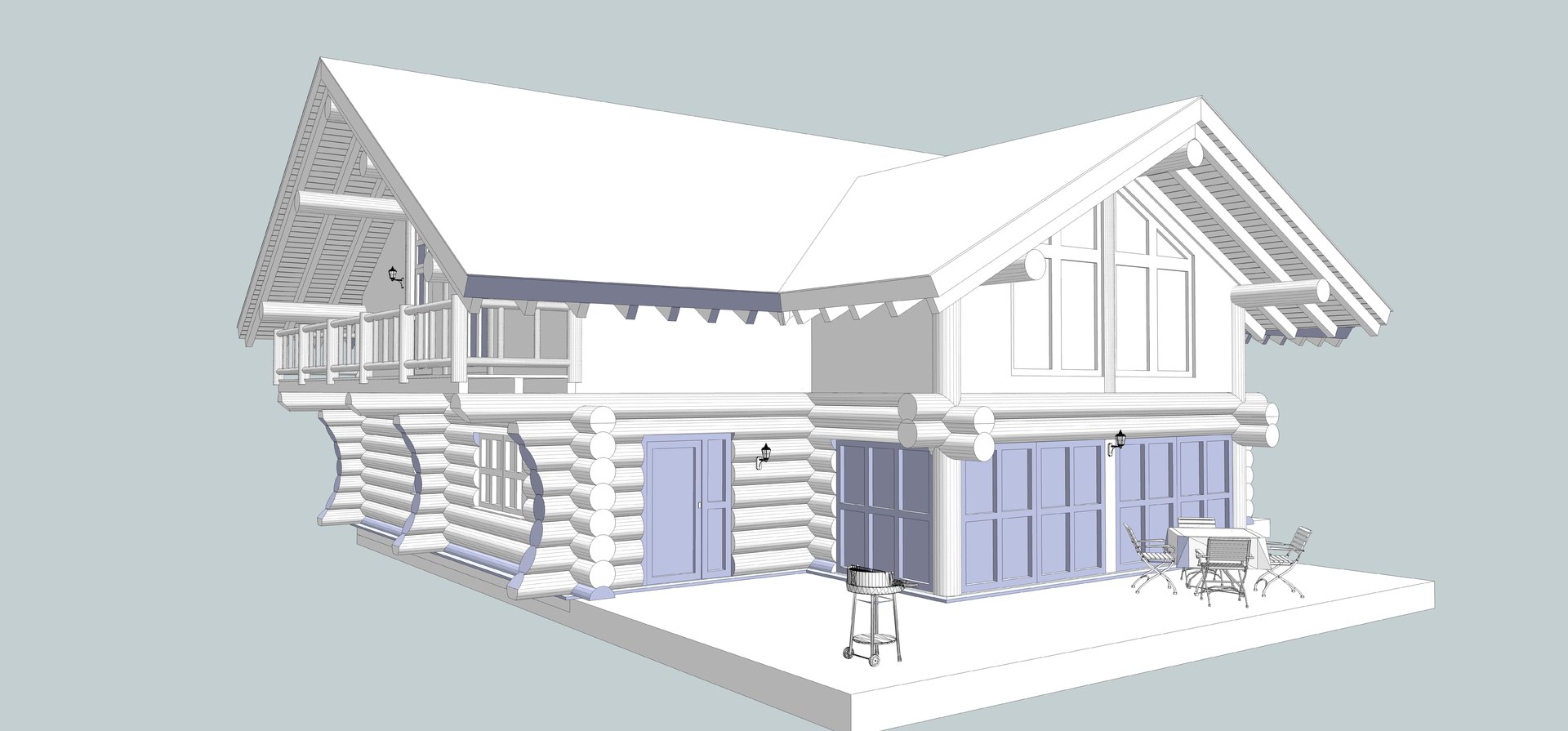 3D Blockhouse - TurboSquid 1213030