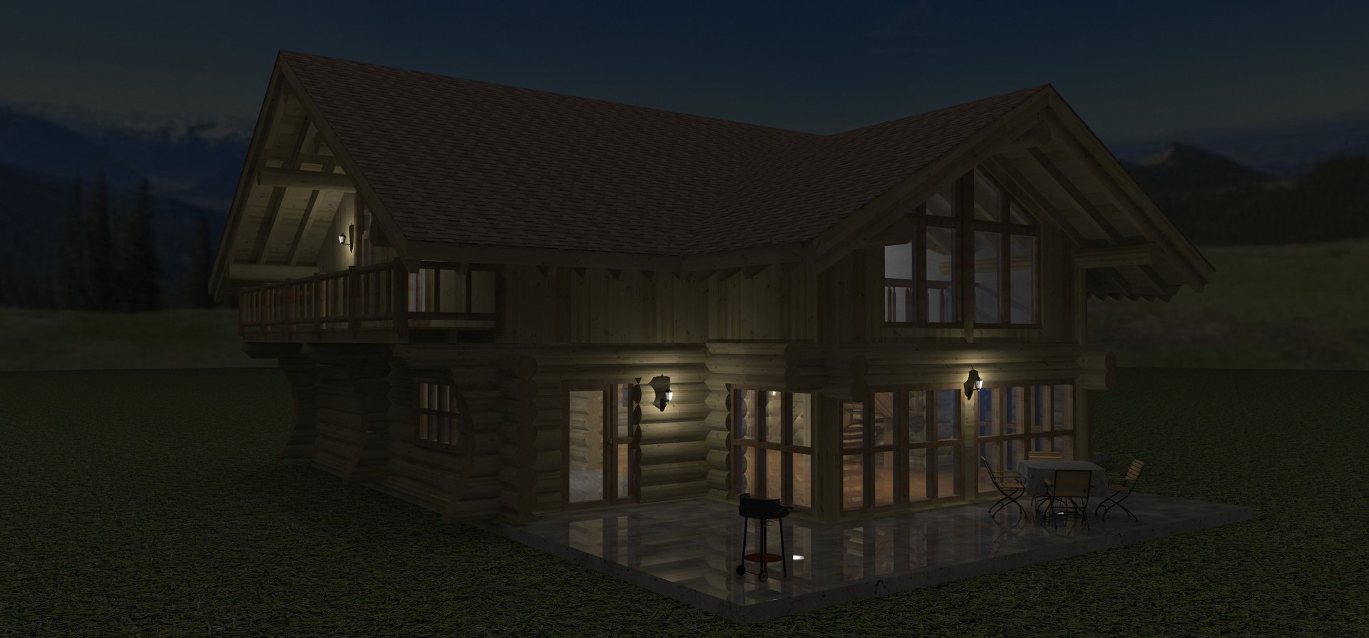 3D Blockhouse - TurboSquid 1213030