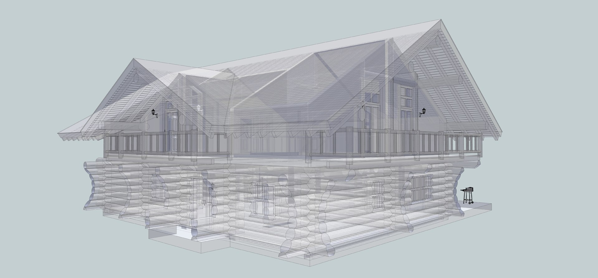 3D Blockhouse - TurboSquid 1213030