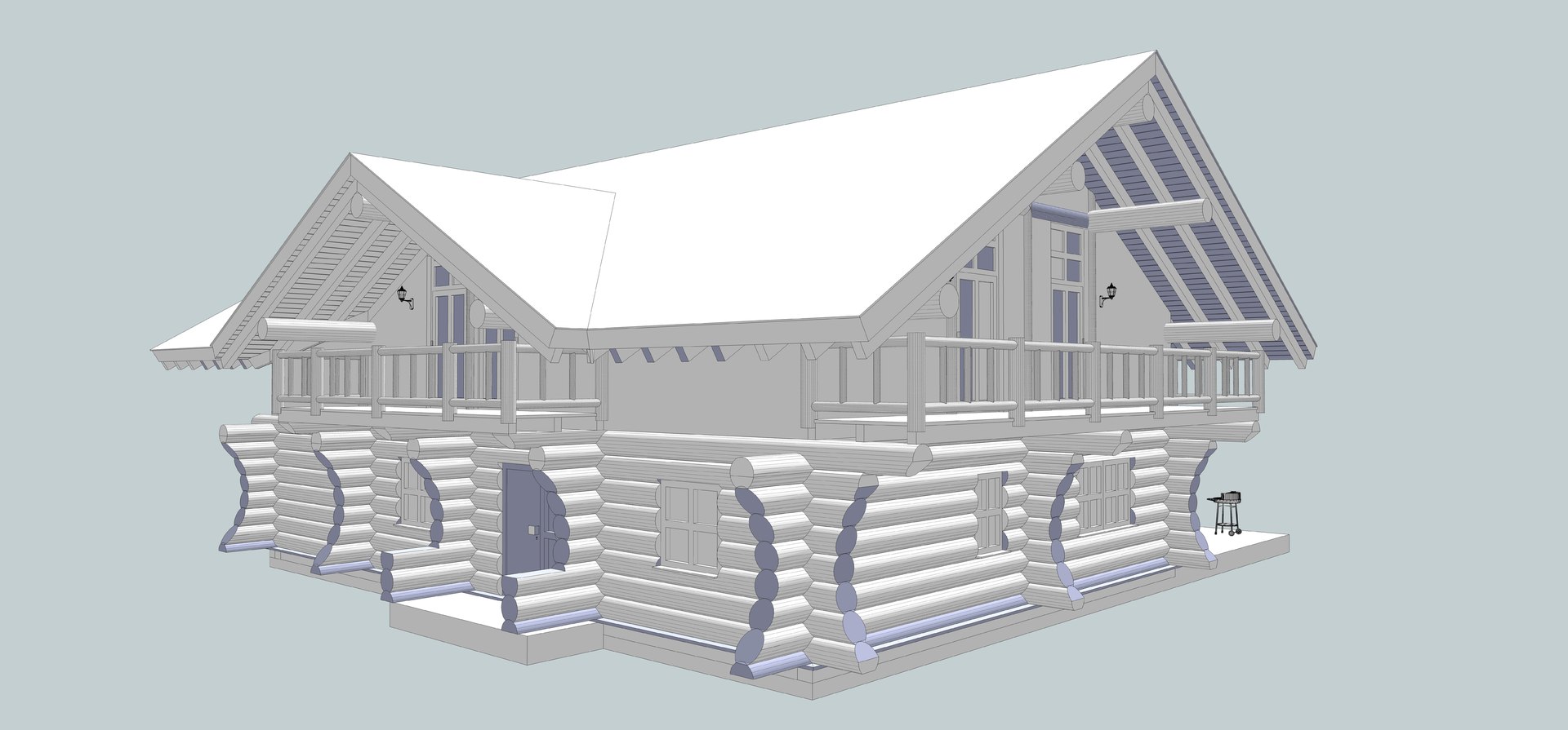 3D Blockhouse - TurboSquid 1213030