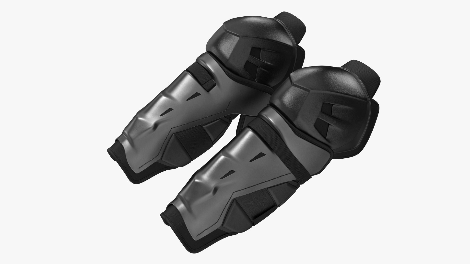 3D Model Senior Hockey Shin Guards - TurboSquid 2248516