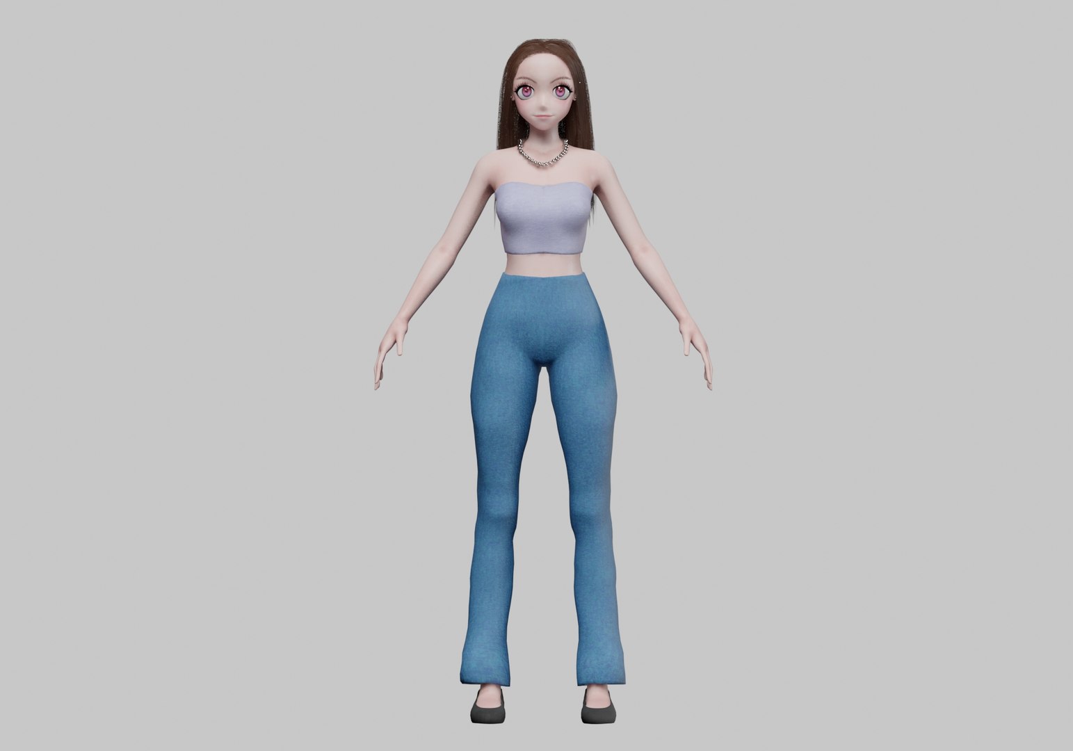 Basic Standard Girl V30262 3D Model - TurboSquid 2270631