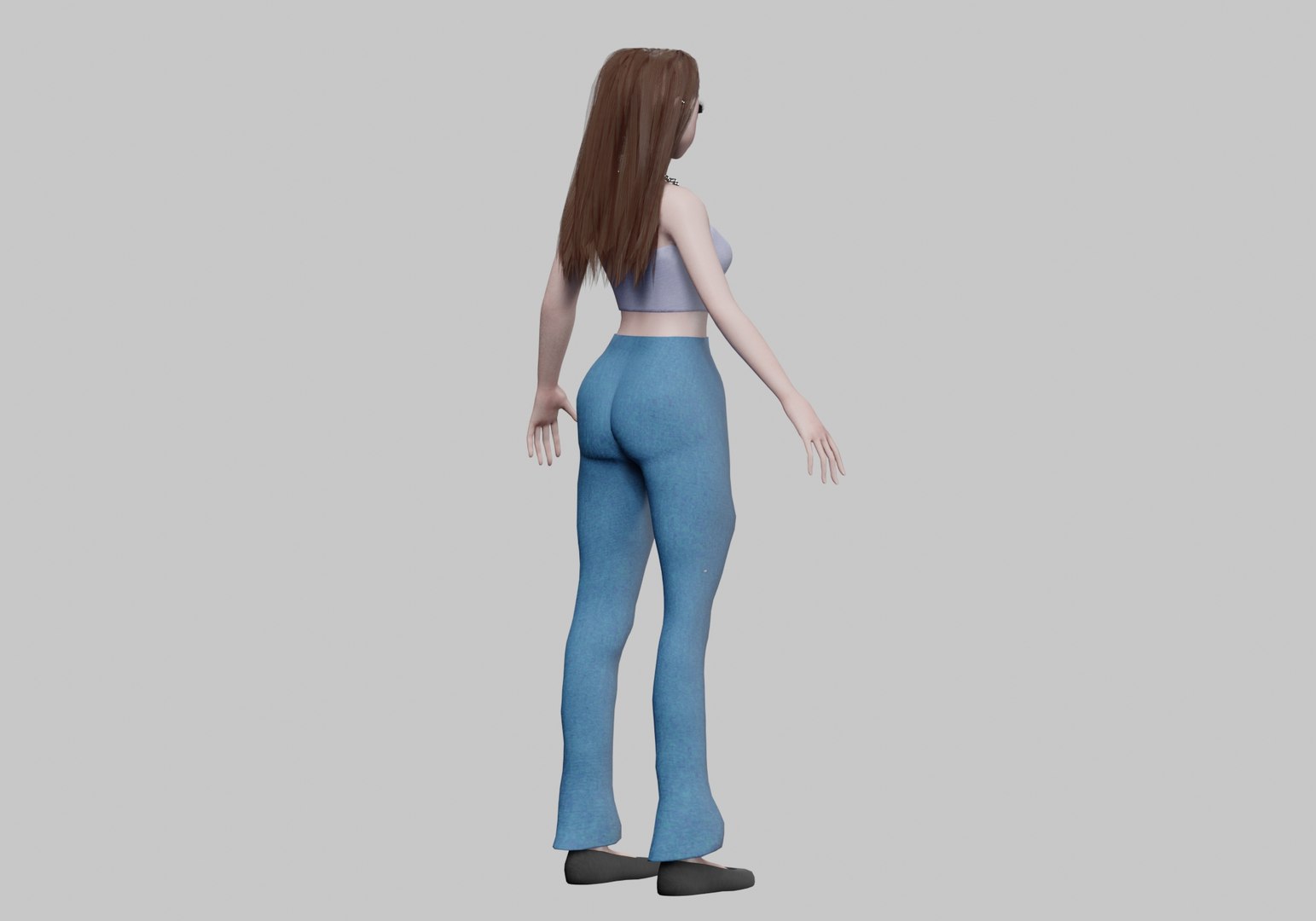 Basic Standard Girl V30262 3D Model - TurboSquid 2270631