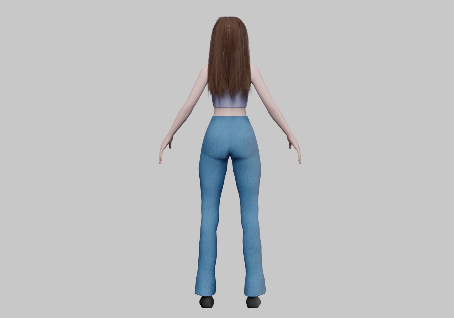Basic Standard Girl V30262 3D Model - TurboSquid 2270631