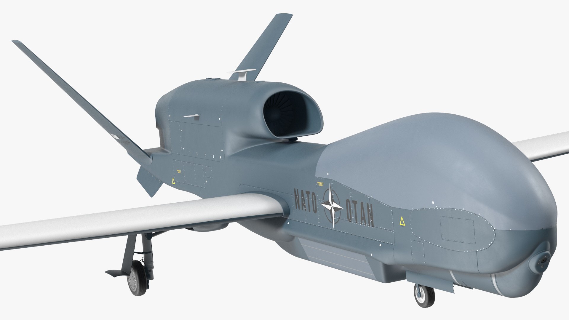 3D RQ-4D Phoenix Global Hawk Drone Rigged Model - TurboSquid 2158869